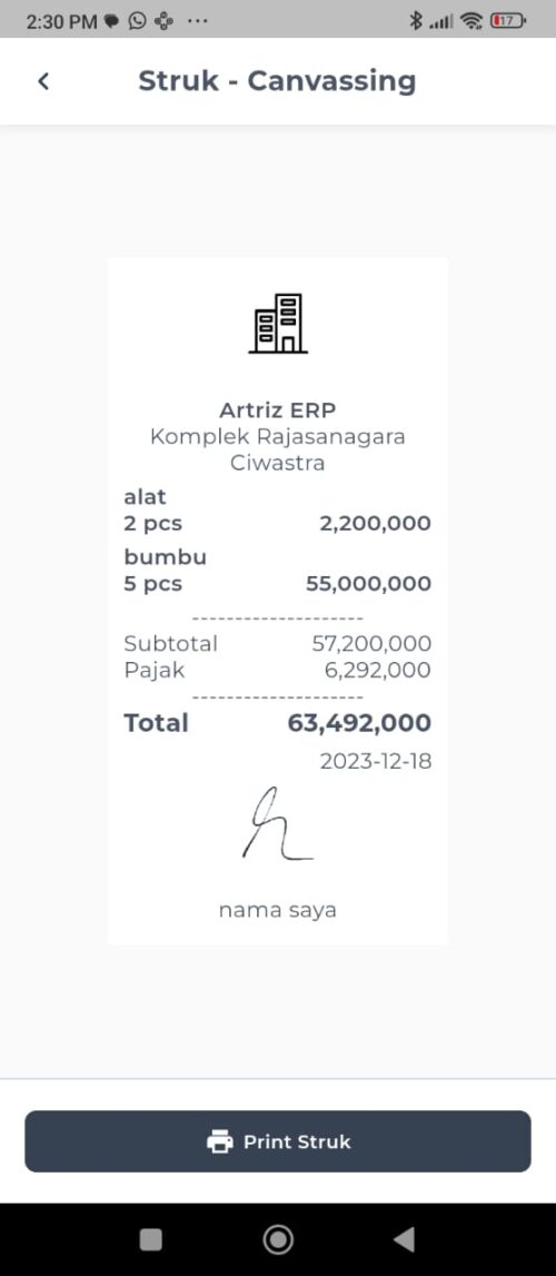Retail Distribution App - arnatech.id